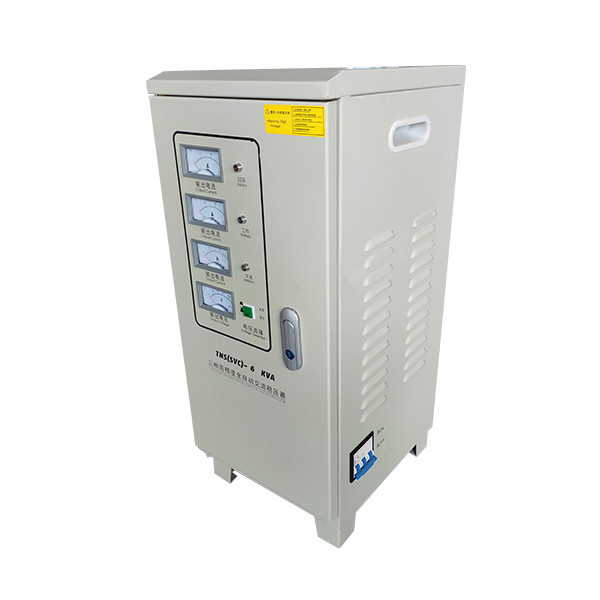 Small Size Three Phase Voltage Stabilizer 6KVA 380V 220V 6000VA Regulator